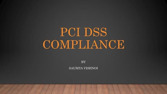 Approach pci- dss | PPT
