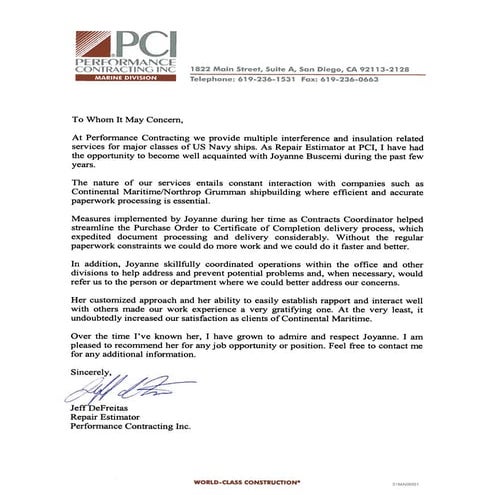 Customer Recommendation Letter | PDF