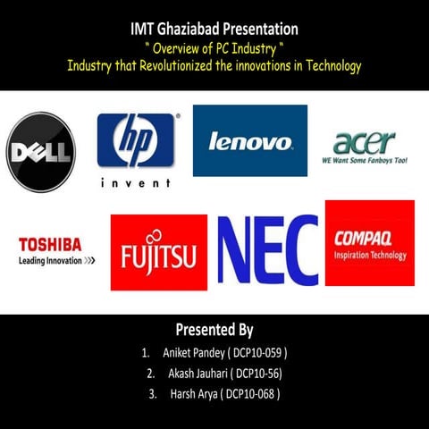 Computer Hardware Industry Analysis | PDF