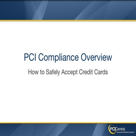 PCI Compliance Overview | PDF