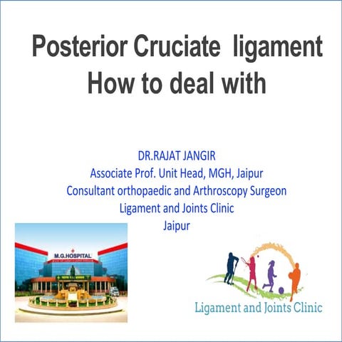 PCL POSTERIOR CRUCIATE LIGAMENT OF KNEE JOINT SPORTS INJURY: HOW TO ...