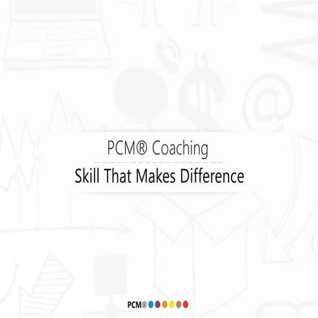 PCM Coach - Advanced Coach Training - ICF CCE | PDF