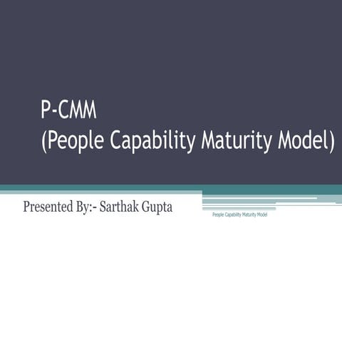 People Capability Maturity Model | PPTX