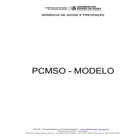 Pcmso Modelo | DOC