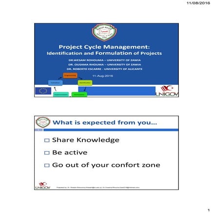 Project Cycle Management : | PDF | Business | Business and Finance