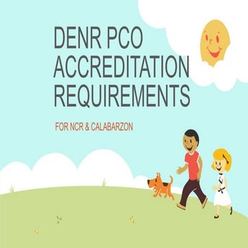 PCO Accreditation Requirements | PDF