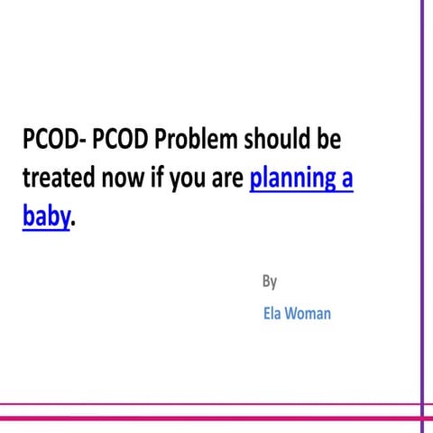 Pcod(polycystic ovary disease) problem, pcos most common factor for ...