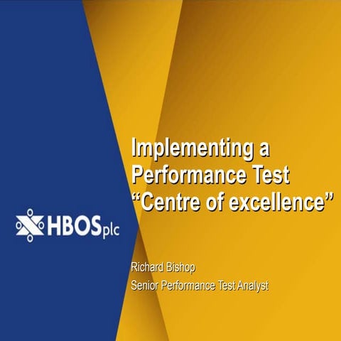 Implementing a Performance Centre of Excellence | PPT