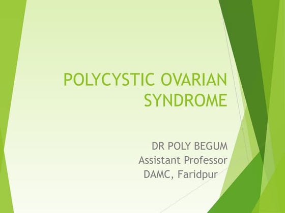 PCOD (Polycystic Ovarian Disease) | PPT