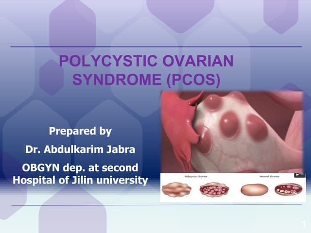 PCOD (Polycystic Ovarian Disease) | PPT | Infertility | Reproductive Health