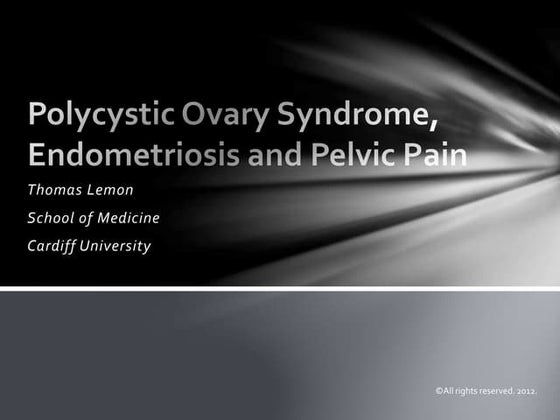 PCOD (Polycystic Ovarian Disease) | PPT | Infertility | Reproductive Health