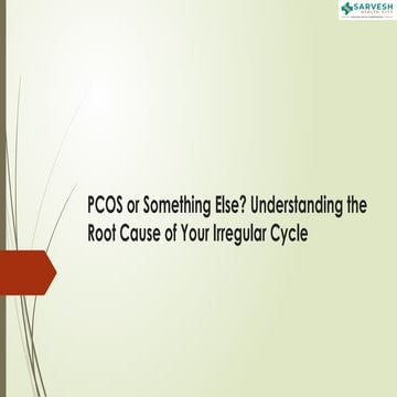 PCOS or Something Else? Understanding the Root Cause of Your Irregular ...