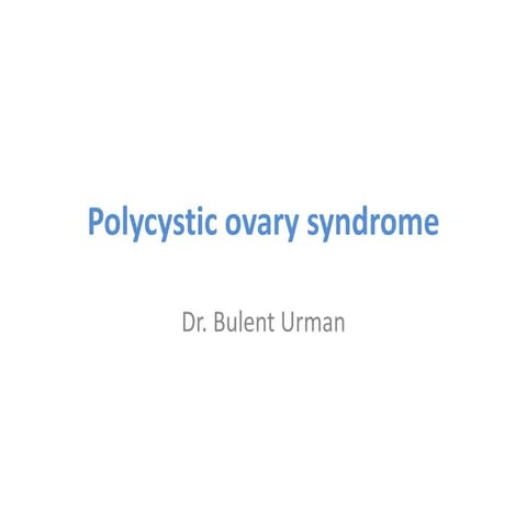 Polycystic Ovary Syndrome (PCOS) | PDF
