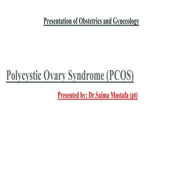 PCOD (Polycystic Ovarian Disease) | PPT