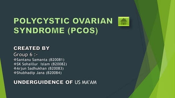 Polycystic ovarian syndrome(pcos):-causes,effects,nutition,treatments ...