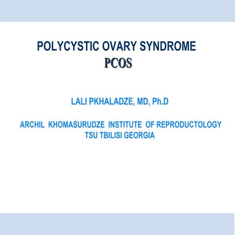Polycystic ovarian syndrome | PDF