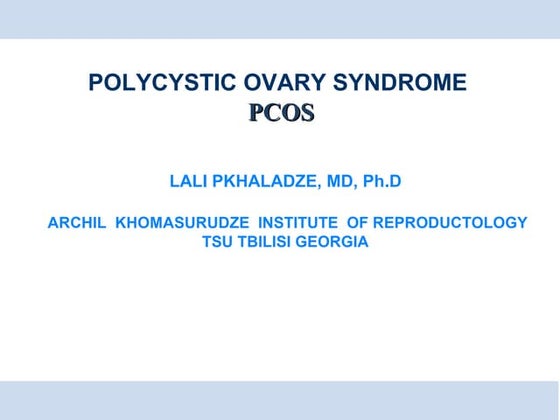 Polycystic ovarian syndrome | PDF