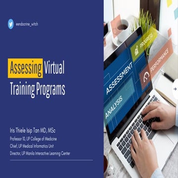Assessing Virtual Training Programs | PDF