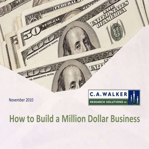 PCSC2: Primary Research Strategies: How to Build a Million Dollar ...