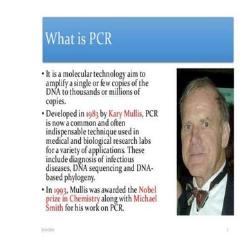 PCR techniques in rDNA Technology Biochemical Engineering | PPTX
