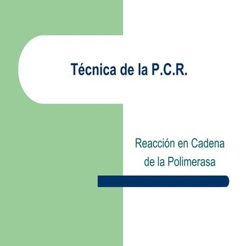 PCR | PPTX