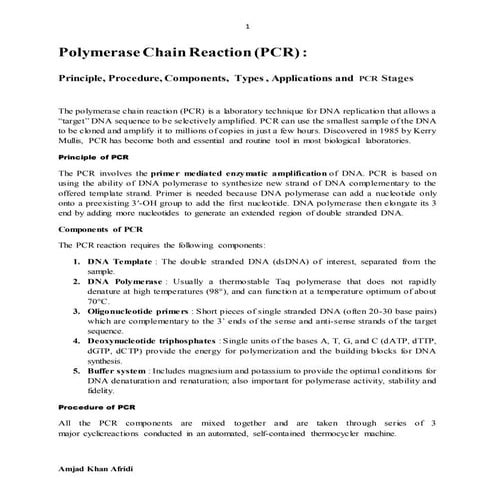 PCR | DOCX