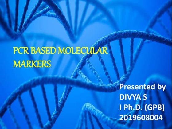 Molecular markers- RFLP, RAPD, AFLP, SNP etc. | PPT