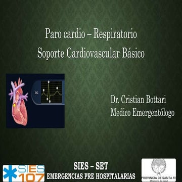RCP - Básico. Reanimación Cardiopulmonar Básica | PPT