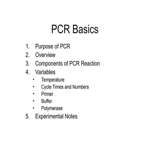 Introduction to PCR and basic principle.ppt