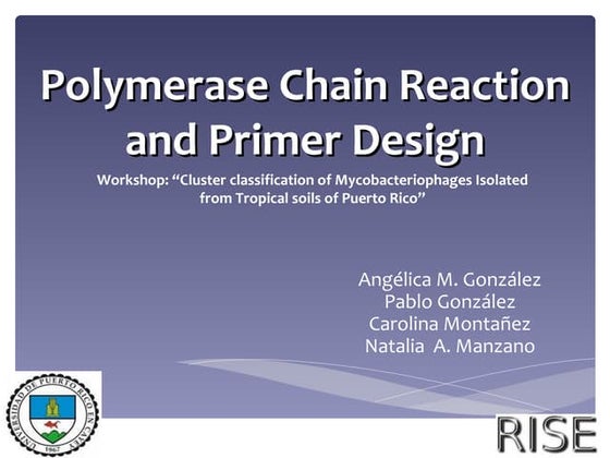 How to design a DNA primer on NCBI.pptx | Genetics | Science