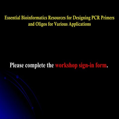 How to design a DNA primer on NCBI.pptx