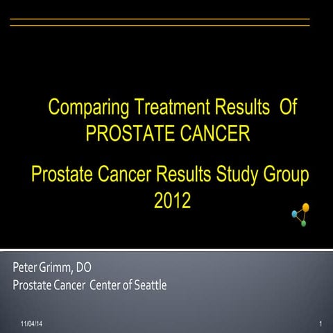 Comparing Treatment Results Of PROSTATE CANCER | PPT | Cancer ...