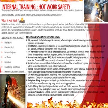 Hot Work | PPTX