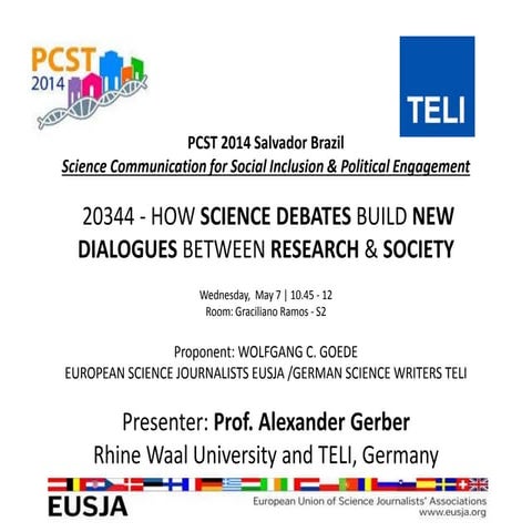 Science Debate in Germany | PPT