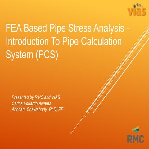 FEA Based Pipe Stress Analysis - Introduction To Pipe Calculation ...
