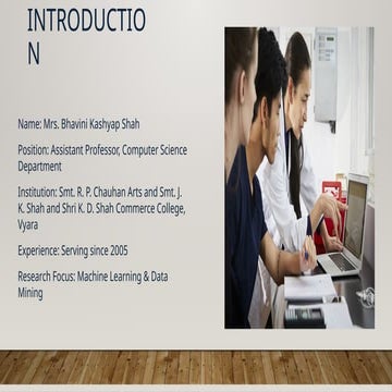 PC_SW_Presentation is giving introduction for MOOC Course | PPTX