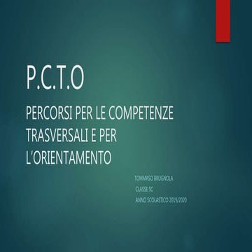 Pcto | PPT