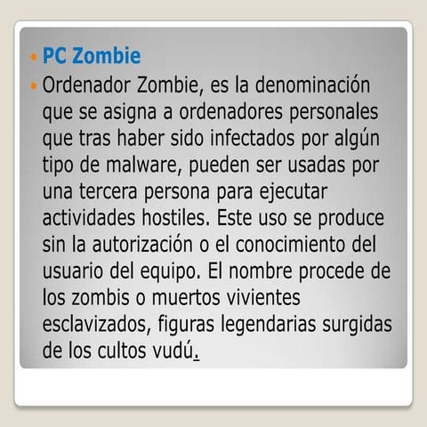 Pc zombie, spim, spear, phishing, ransomware, spam, scam | PPTX