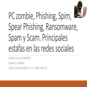 Pc zombie, spim, spear, phishing, ransomware, spam, scam tarea 7 ...