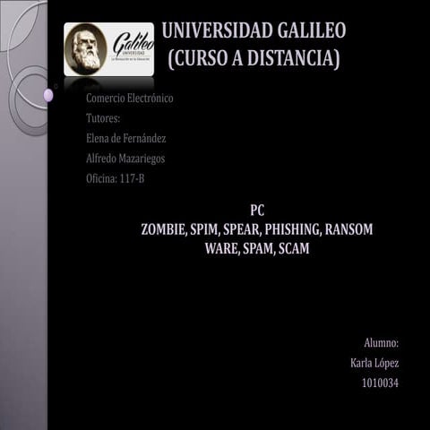 Pc zombie, spim, spear, phishing, ransomware, spam, scam - COMERCIO ...
