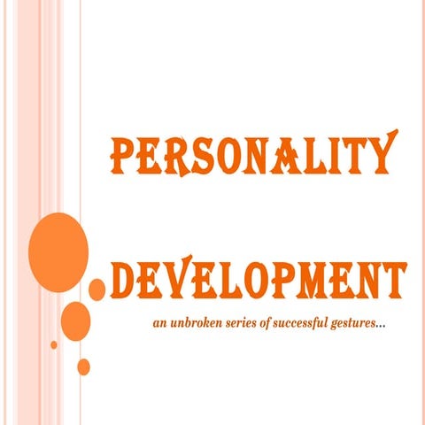 Personality Development | PPT