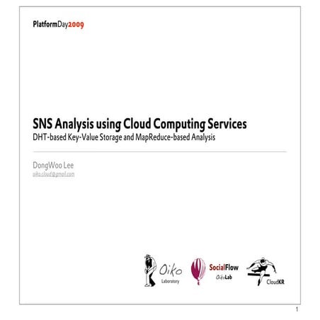 SNS Analysis using Cloud Computing Services | PDF
