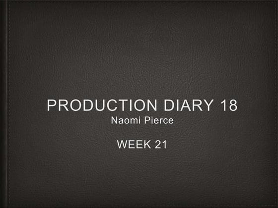 Production Diary 17 | DOCX