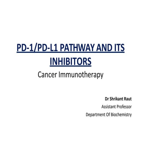 PD1PDL1 Pathway and its inhibitors for slideshare.pptx