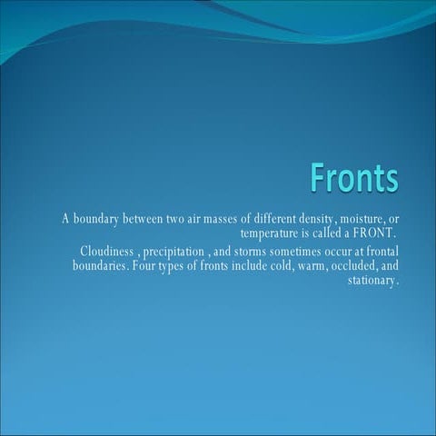 Fronts | PPTX