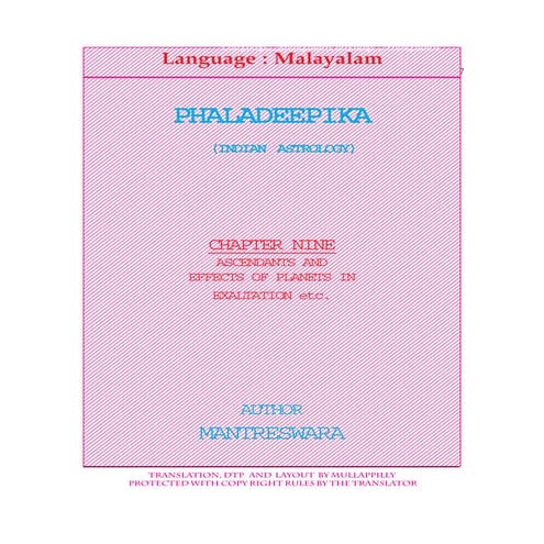 PHALADEEPIKA - CHAPTER 9 | PDF