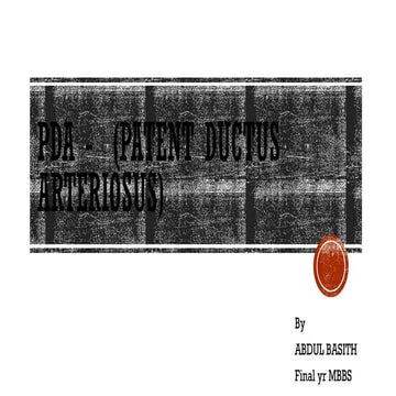 Patent Ductus Arteriosus (PDA) Echocardiographic Assessment: Anatomy ...