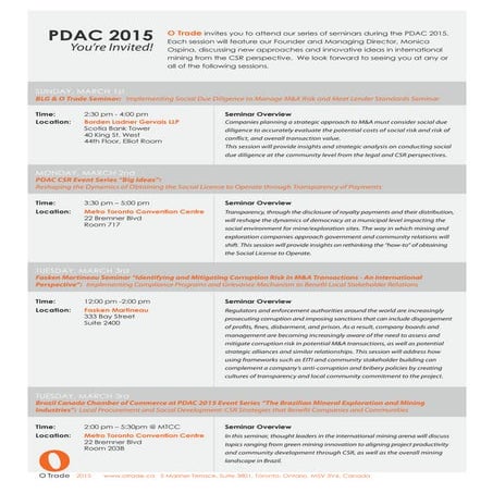 Pdac invite-v02 | PDF