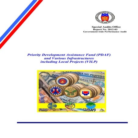 Special Audits Office Report #2012-03 PDAF and VLIP | PDF