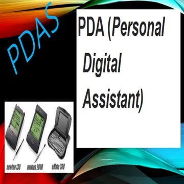 PDAs | PPTX